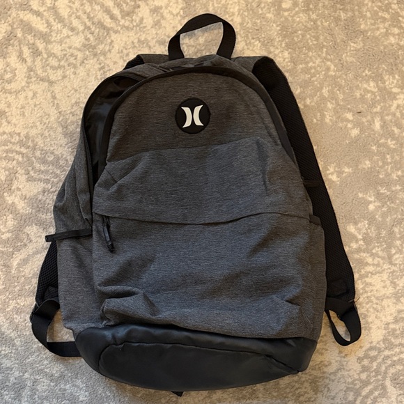 Hurley | Bags | Hurley Charcoal Backpack | Poshmark